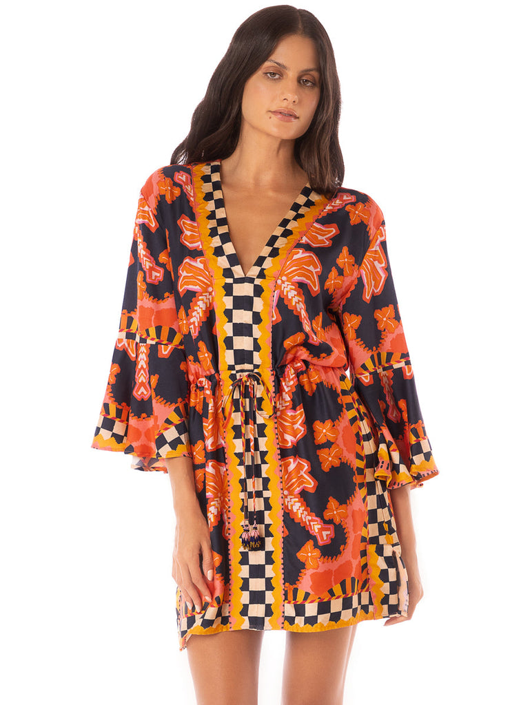 Maaji Racing Palms Joypop Kaftan – Maaji Colombia